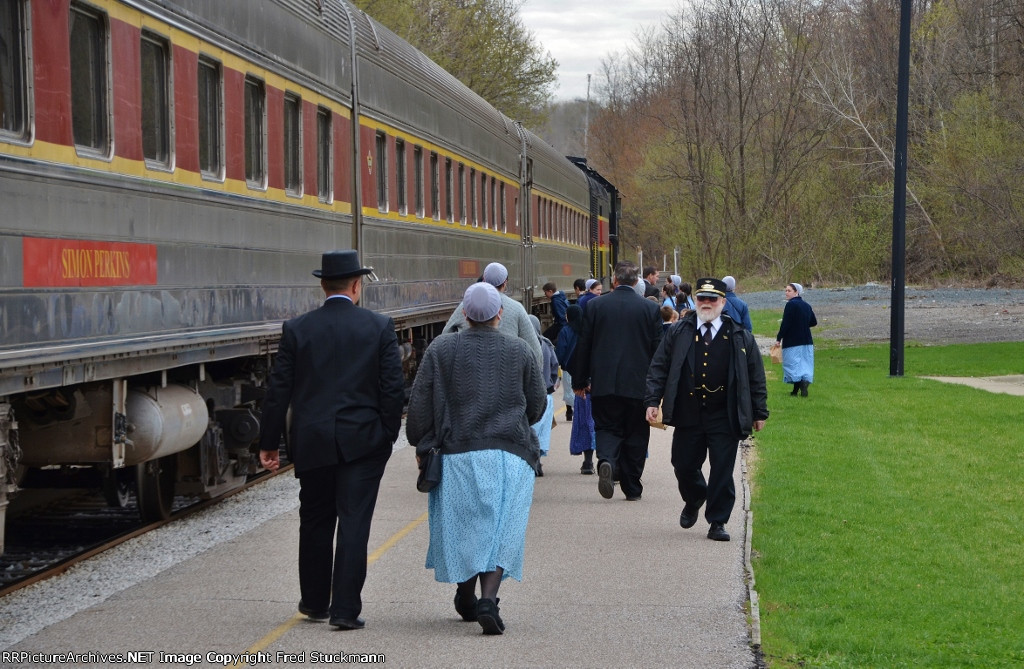 This half of the train apparently was a charter.