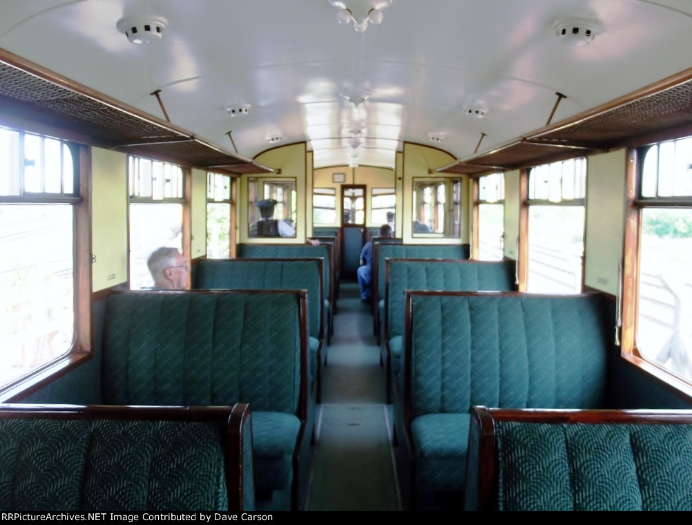 Interior of GWR Railcar No.22