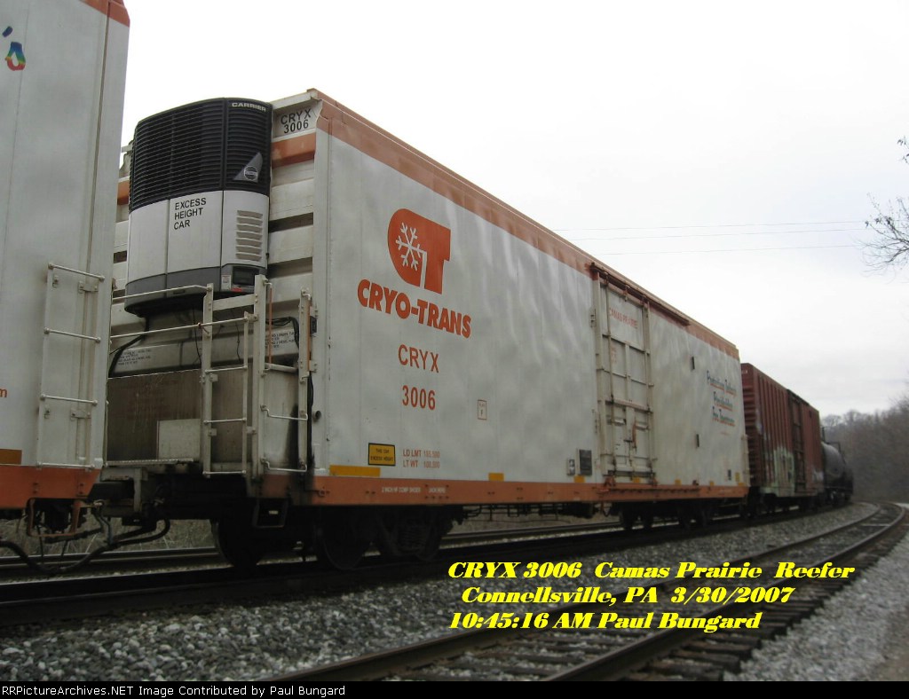 CRYX 3006 Camas Prairie Reefer March 30, 2007