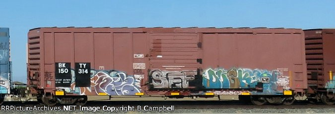 BKTY 150314 boxcar