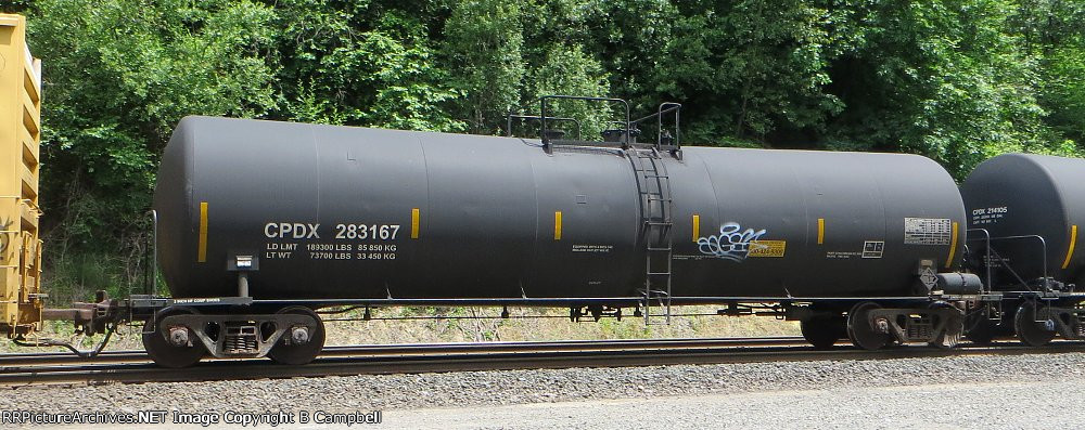CPDX 283167 tank car