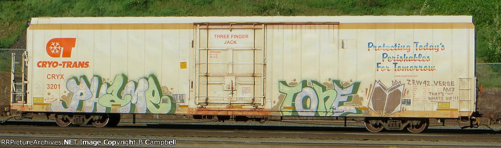 CRYX 3201 refrigerated boxcar