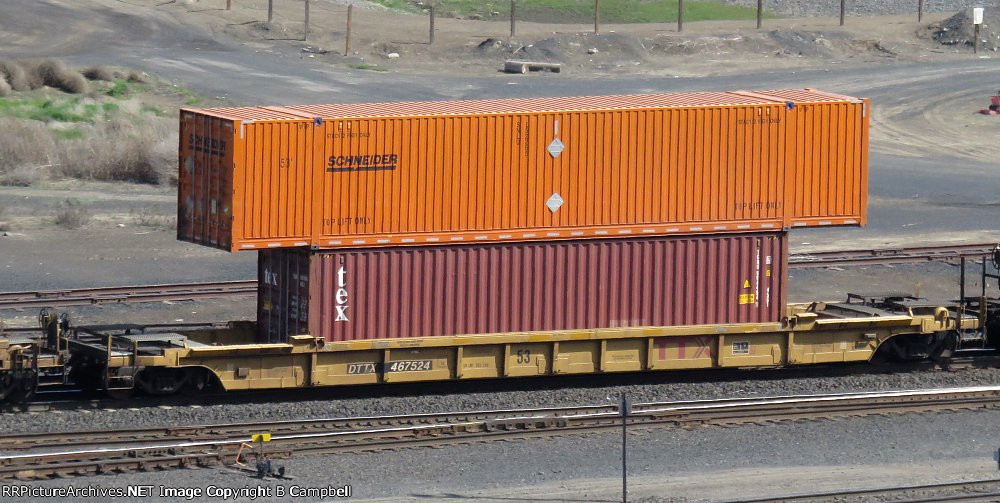 DTTX 467524 single unit well car - SNLU 15226 TGHU 6945494