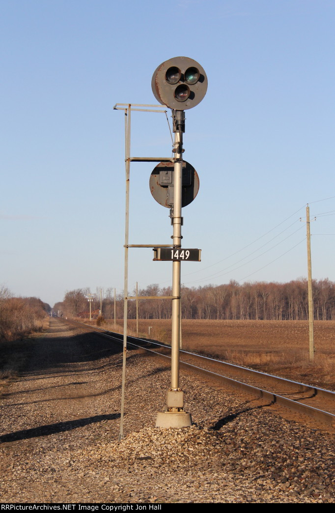 The intermediate signal at 144.9, the first one west of the double ...