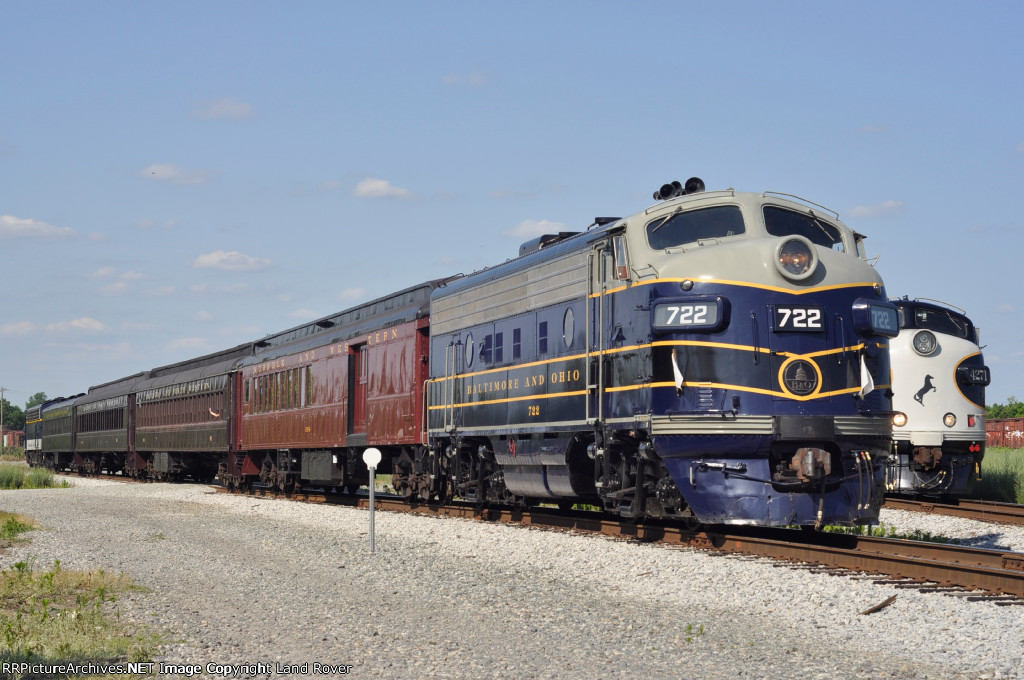B&O 722 Eastbound