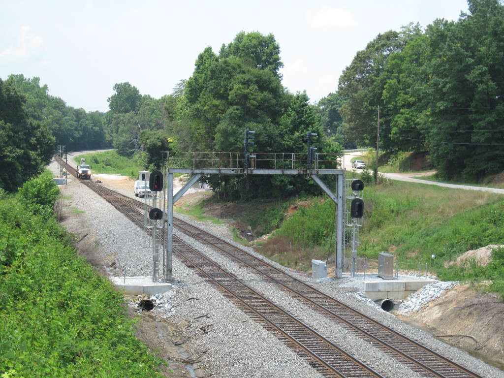 A last look at the Crosswell signal bridge southbound