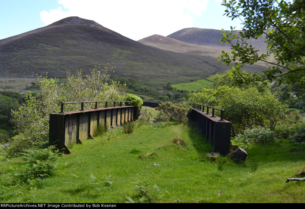 Looking east from west approach of GS&WR Bridge in Kerry County Ireland