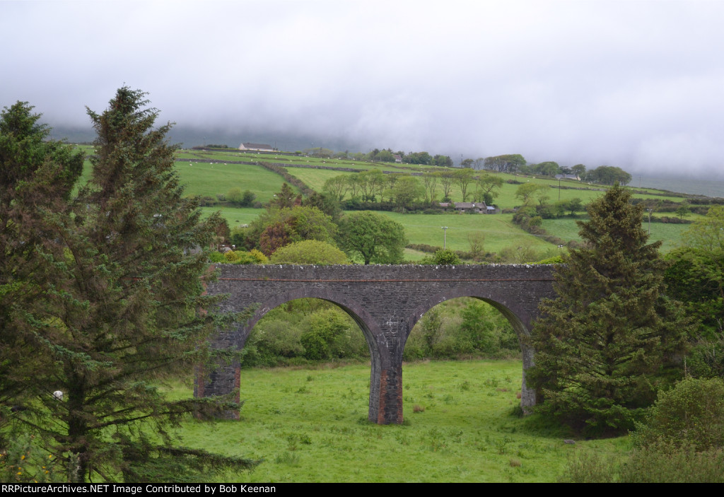 Lispole Viaduct on the former Tralee & Dingle Railway