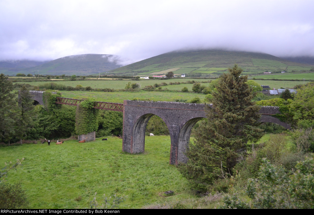 Lispole Viaduct on the former Tralee & Dingle Railway