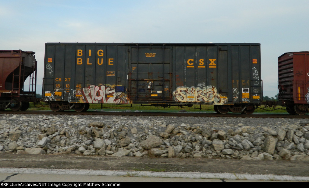 Big Blue Box Car