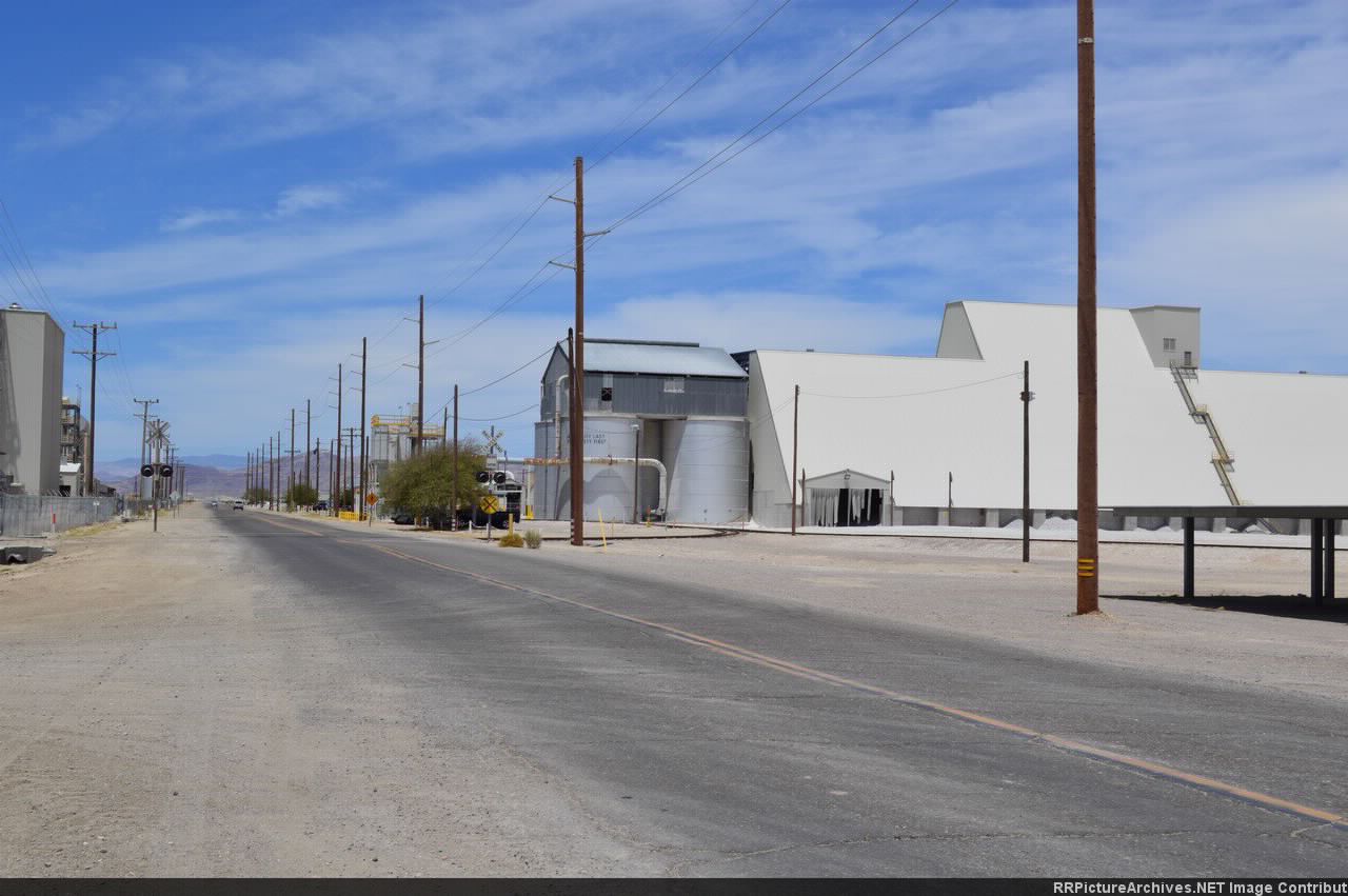 The US Gypsum plant in the aptly named Plaster City