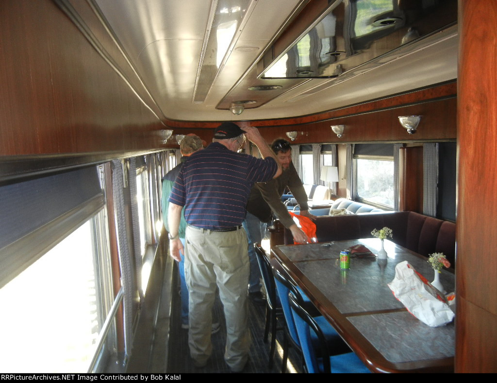 Inside Observation Car