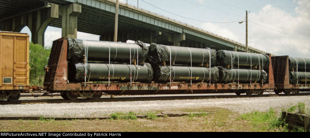 SBD 603776 X-L&N 9900XX-series Ortner 70 bulkhead flat car with ...