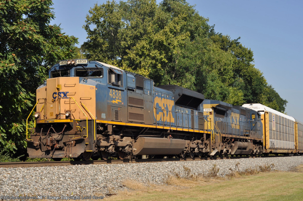 CSXT 4838 On CSX Q 207 Eastbound