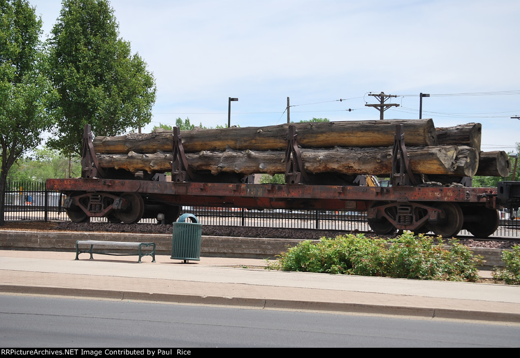 South West Lumber Mills Inc. Loaded Log Car