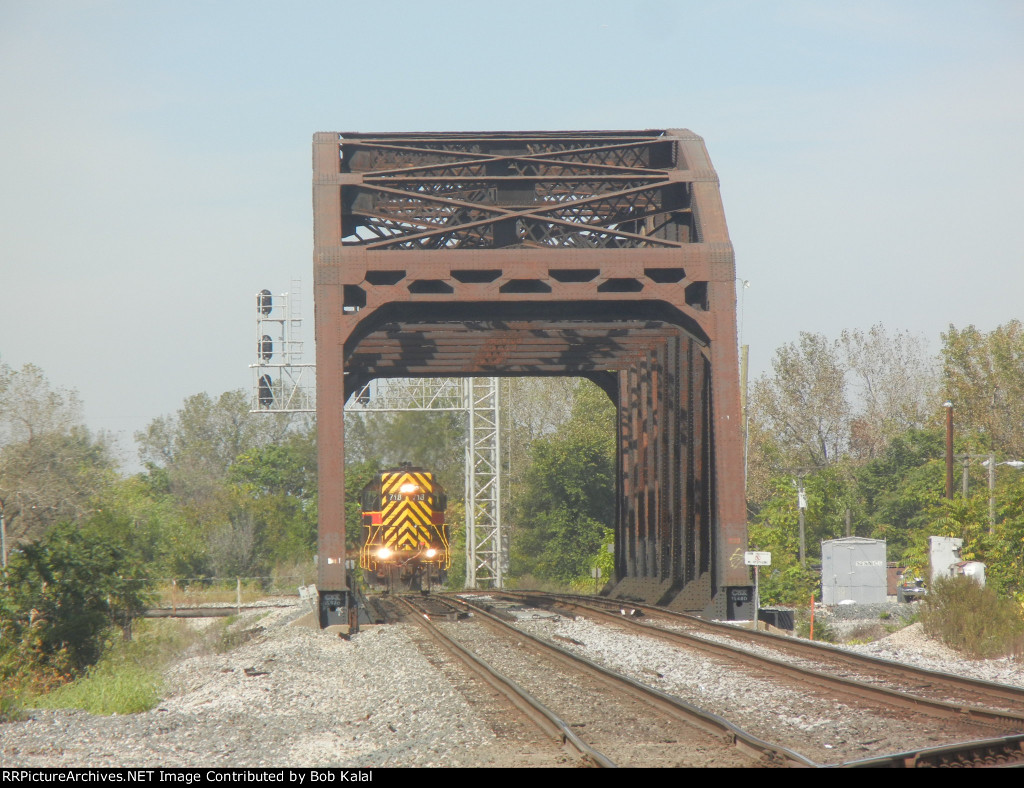 Iowa Interstate 718 thru bridge