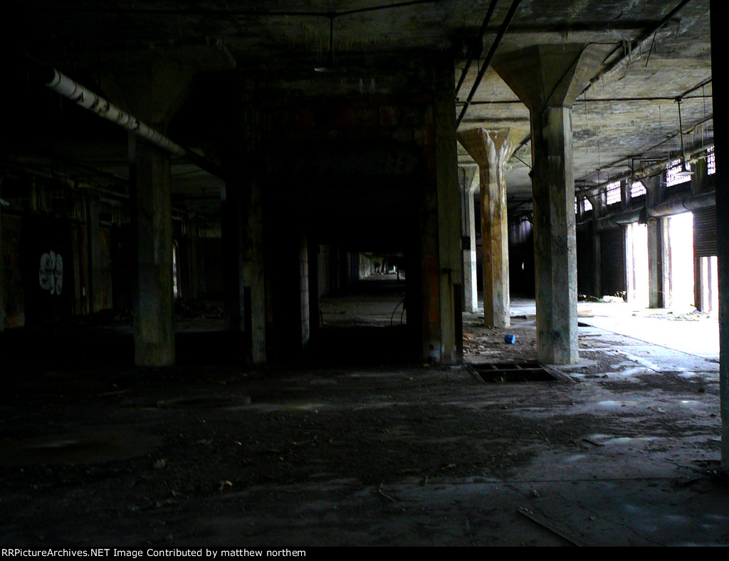whats left of the elevator in the REA Building