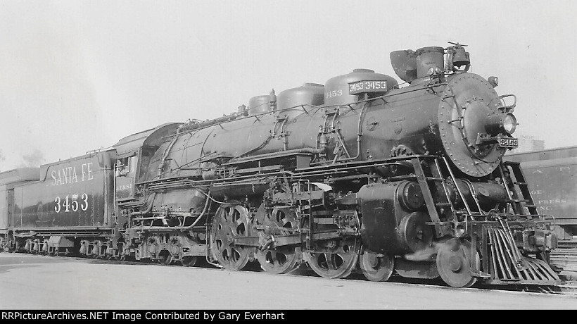 ATSF 4-6-4 #3453 - Atchison, Topeka & Santa Fe