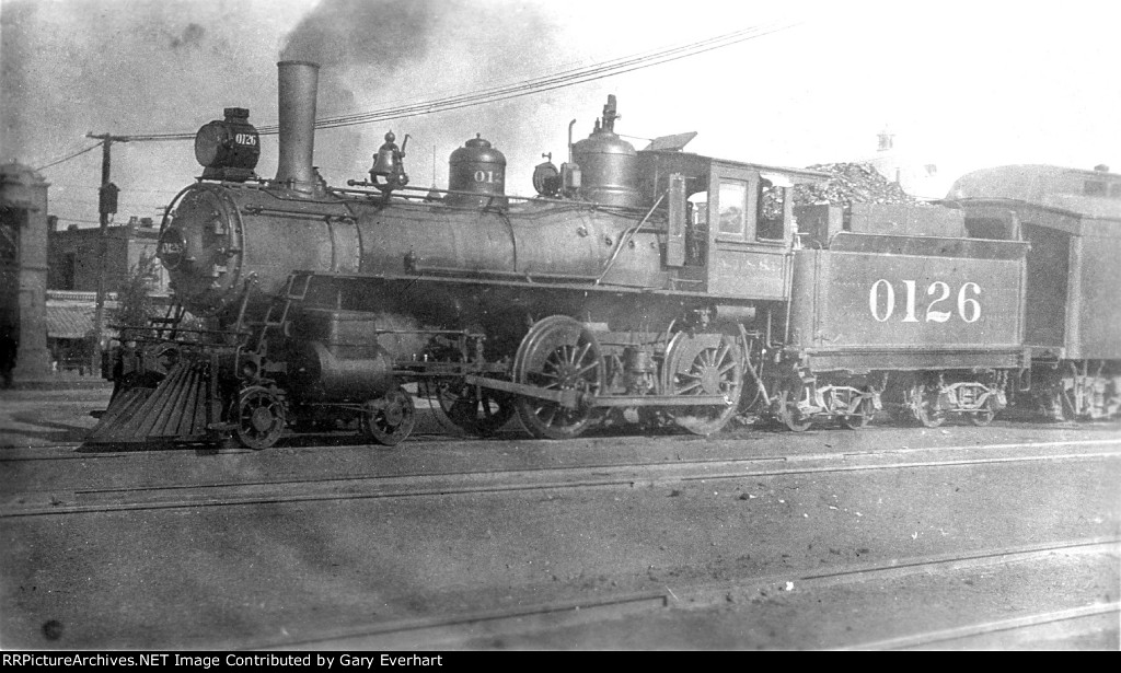 ATSF 4-4-0 #0126 - Atchison, Topeka & Santa Fe