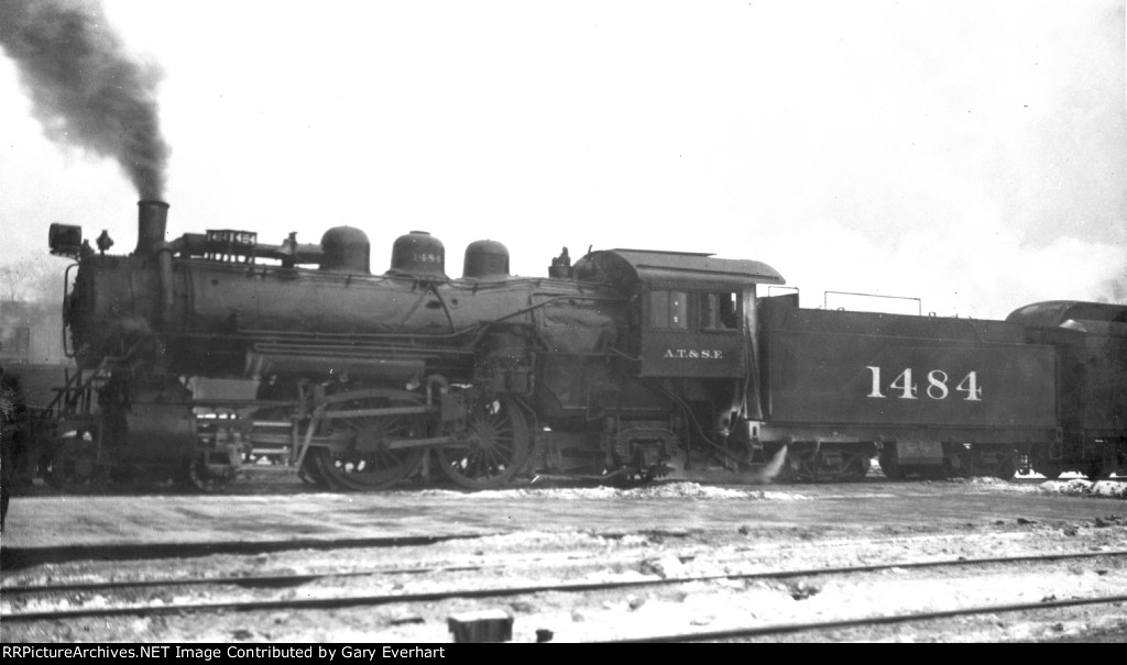 ATSF 4-4-2 #1484 - Atchison, Topeka & Santa Fe