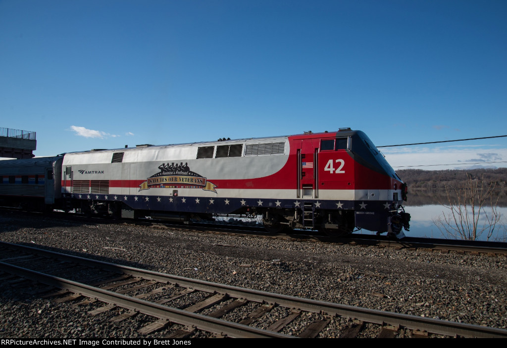 AMTK 42's First time on the Hudson Line south of CP142