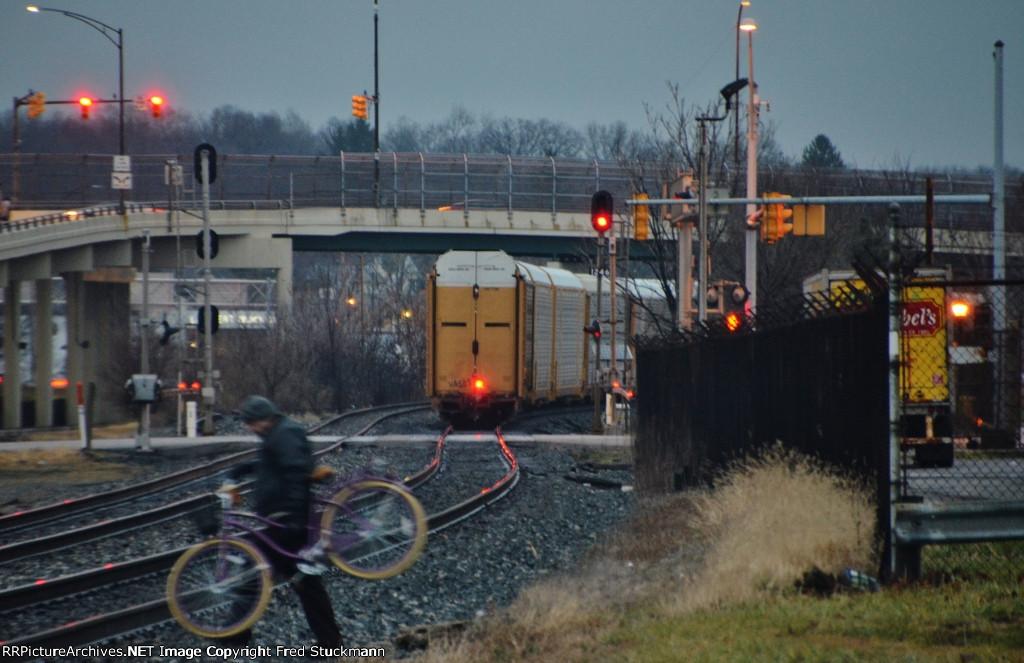 FRED signs off this eastbound.