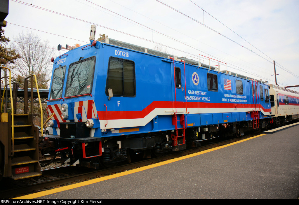 DOTX 218 Gage Restraint Measurement Vehicle