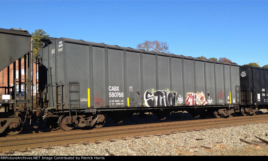 CABX 580768 CABOT carbon black covered hopper on the NS main in ...
