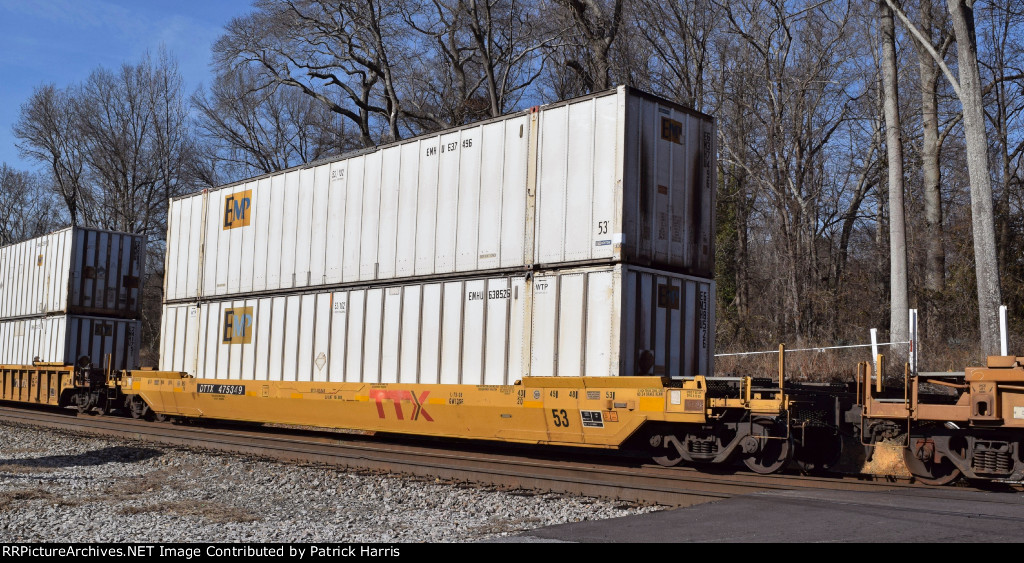 DTTX 475349 GW13SF Gunderson-Greenbrier 53 well car stretched from a 48 ...