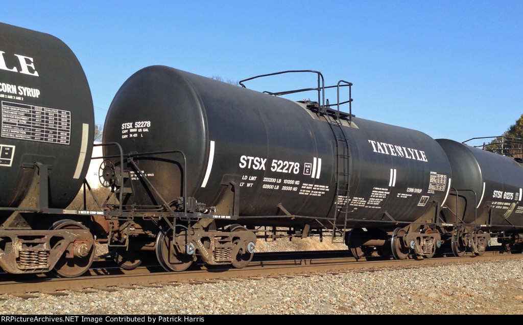 STSX 52278 Tate & Lyle corn syrup tank car on the NS in Mableton Ga 11 ...
