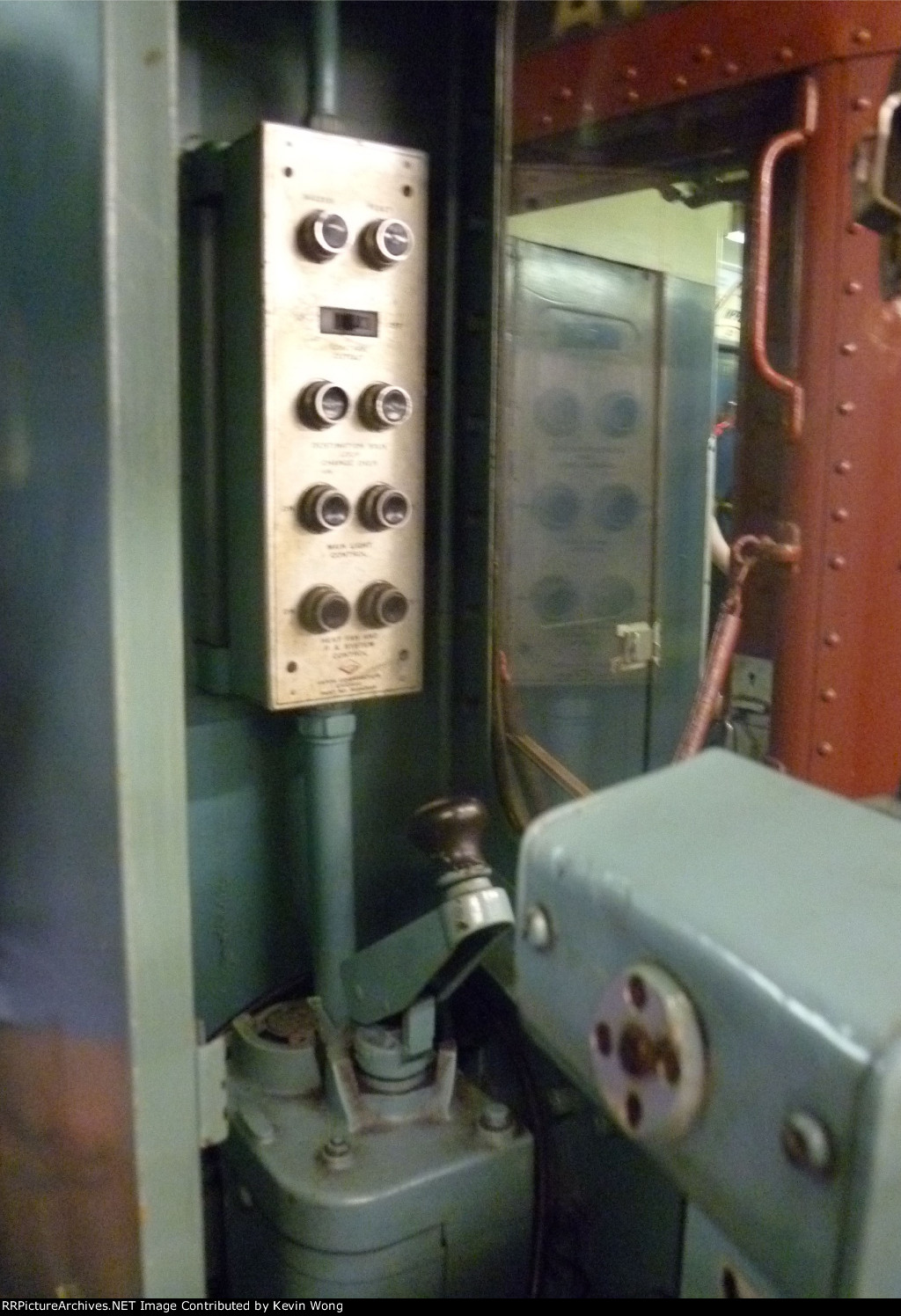 Cab of IRT World's Fair R33 Single Unit 9306