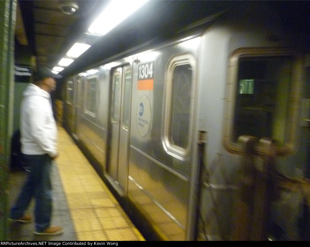 NYCT IRT R62 1304 (first R62 delivered 1983)