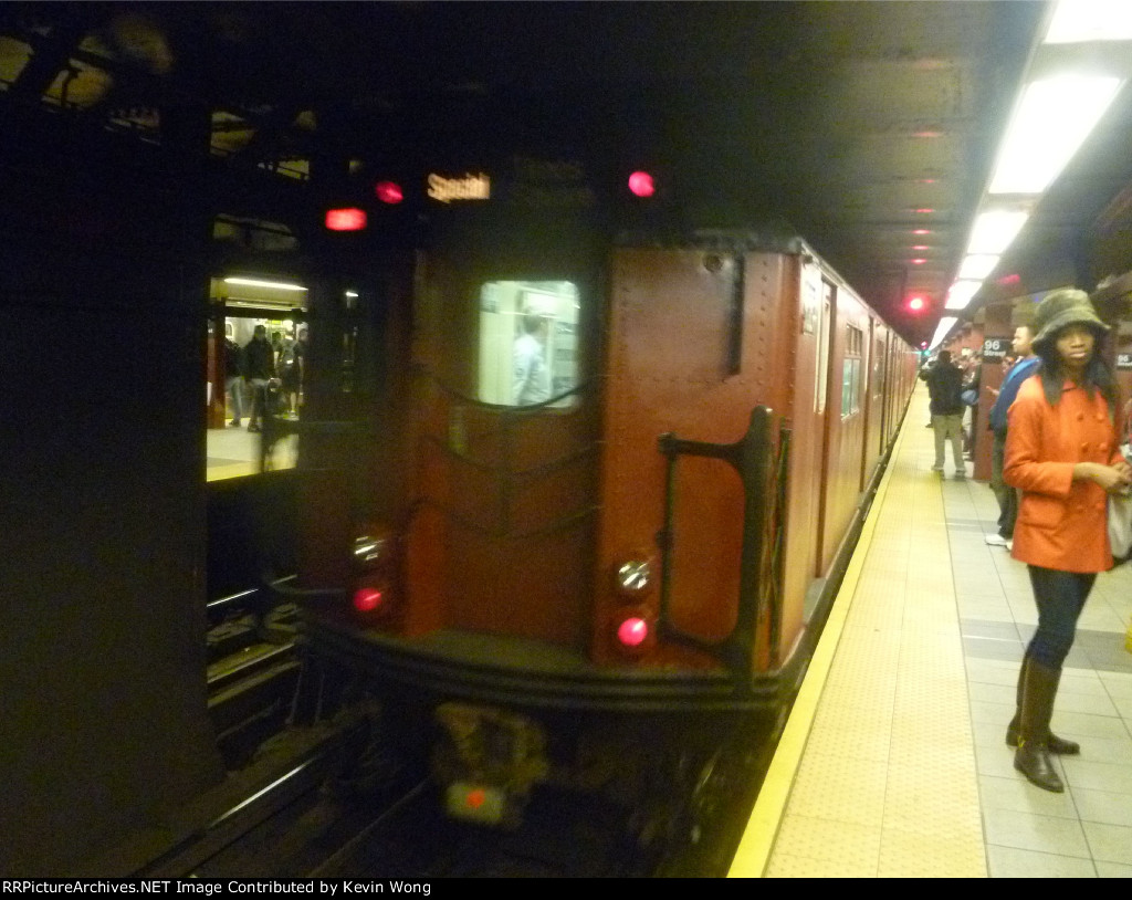 IRT World's Fair R36 9587 on the IRT 110th anniversary special