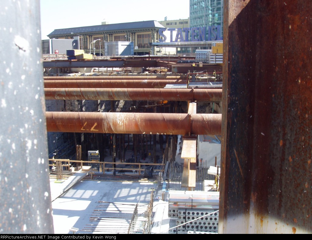South Ferry terminal construction