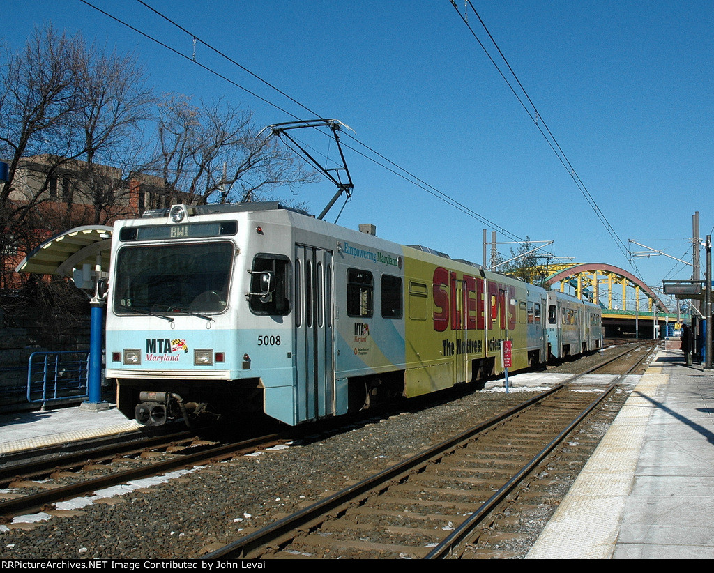 MTA Light Rail at Mt. Royal Station