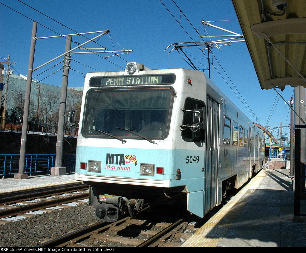 MTA Light Rail at Mt. Royal Station