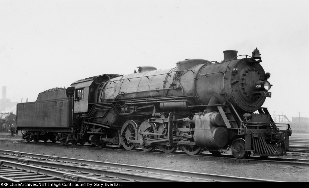 CNJ 2-8-2 #856 - Central RR of New Jersey