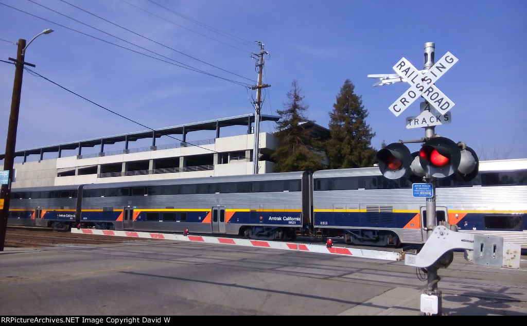Amtrak Train 702 Passes N Street