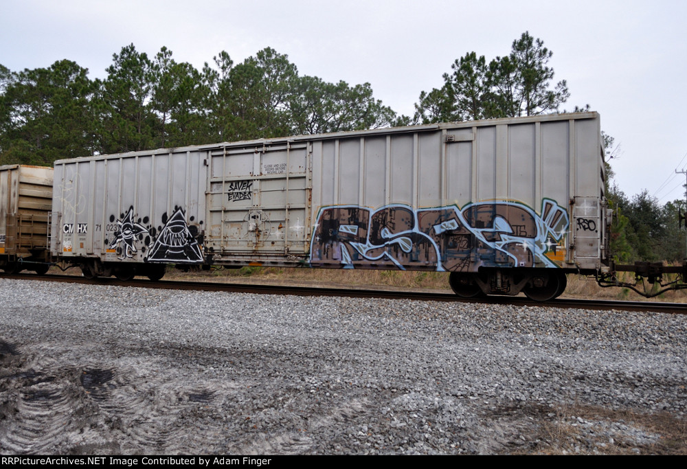 CMHX 71023 Ex Amtrak Boxcar
