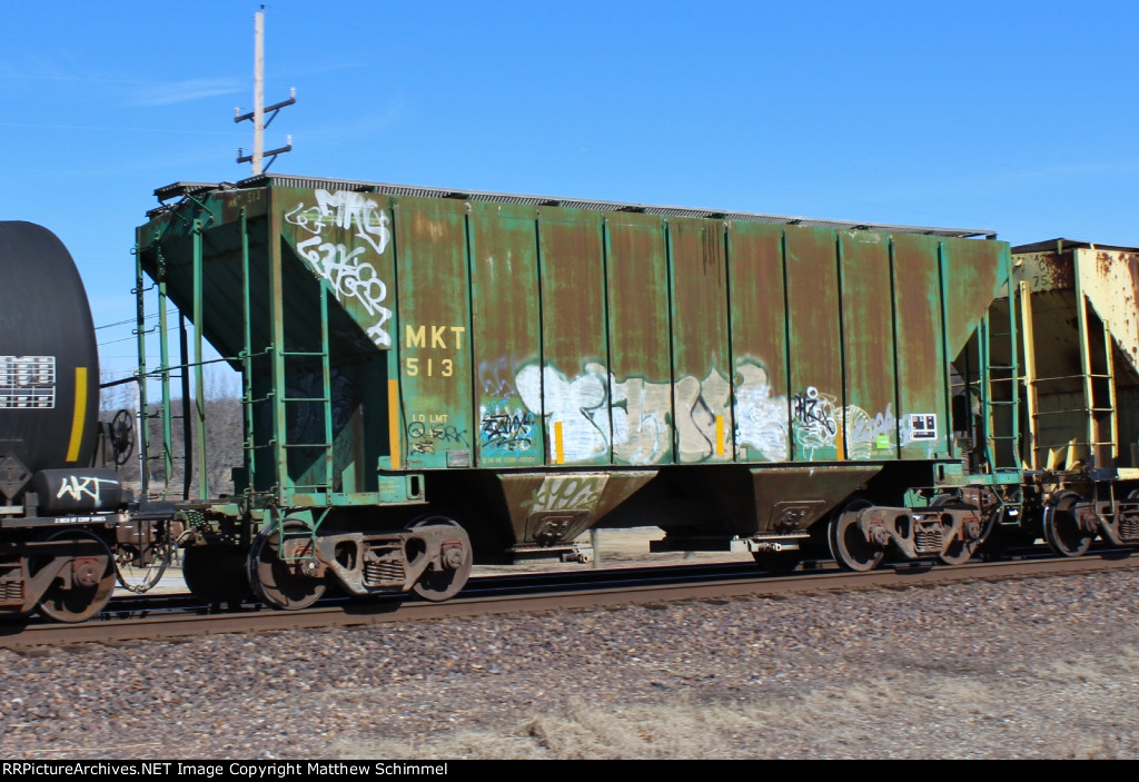Green Katy Two Bay Covered Hopper