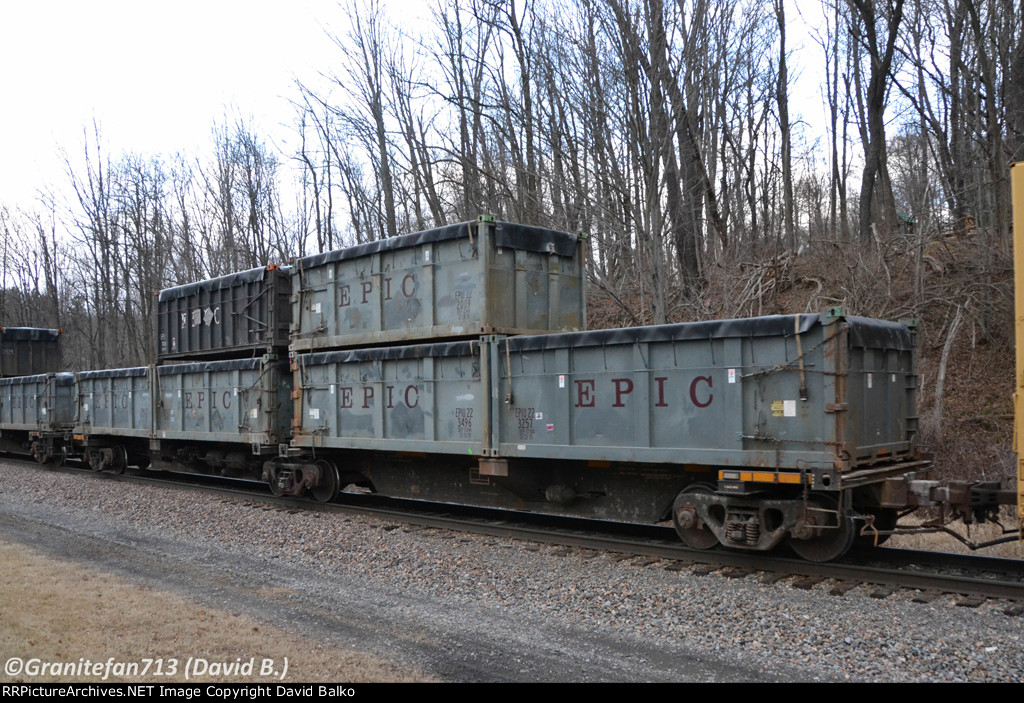EPIX Spine Cars with Trash Containers