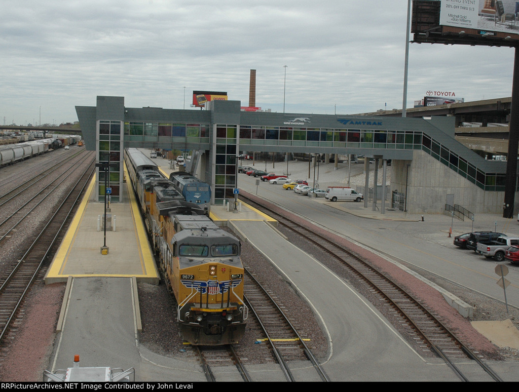 Amtrak Texas Eagle Train # 22 with UP Power