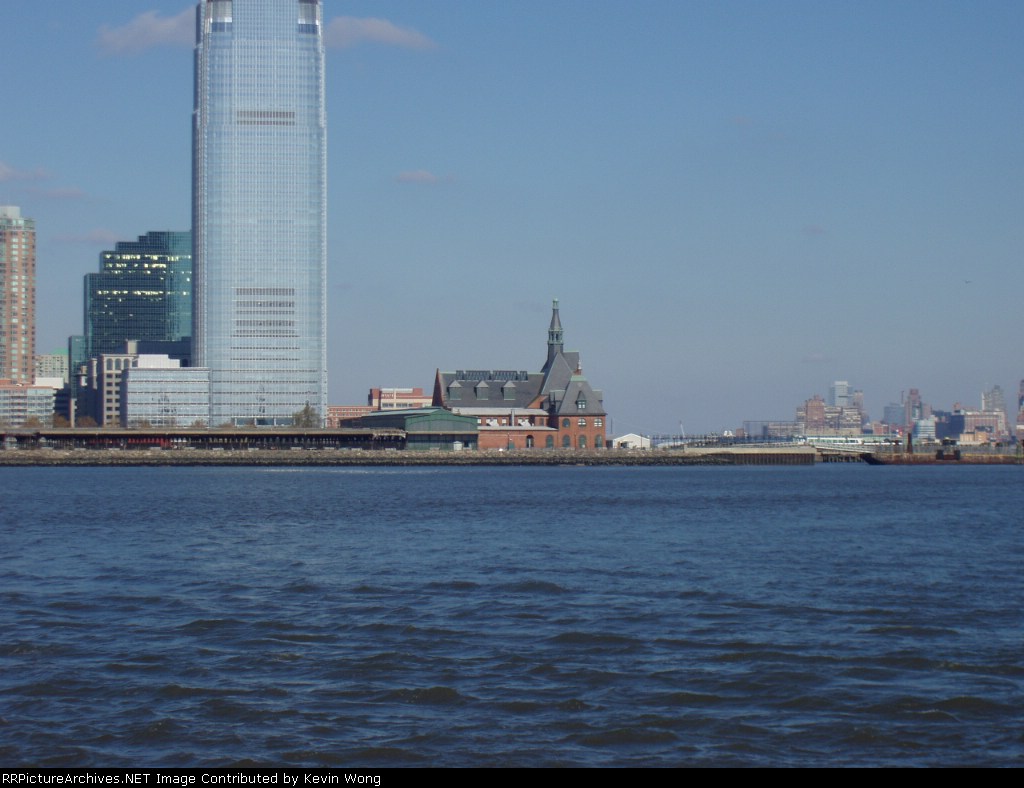 Central Railroad of New Jersey terminal viewed from Ellis Island