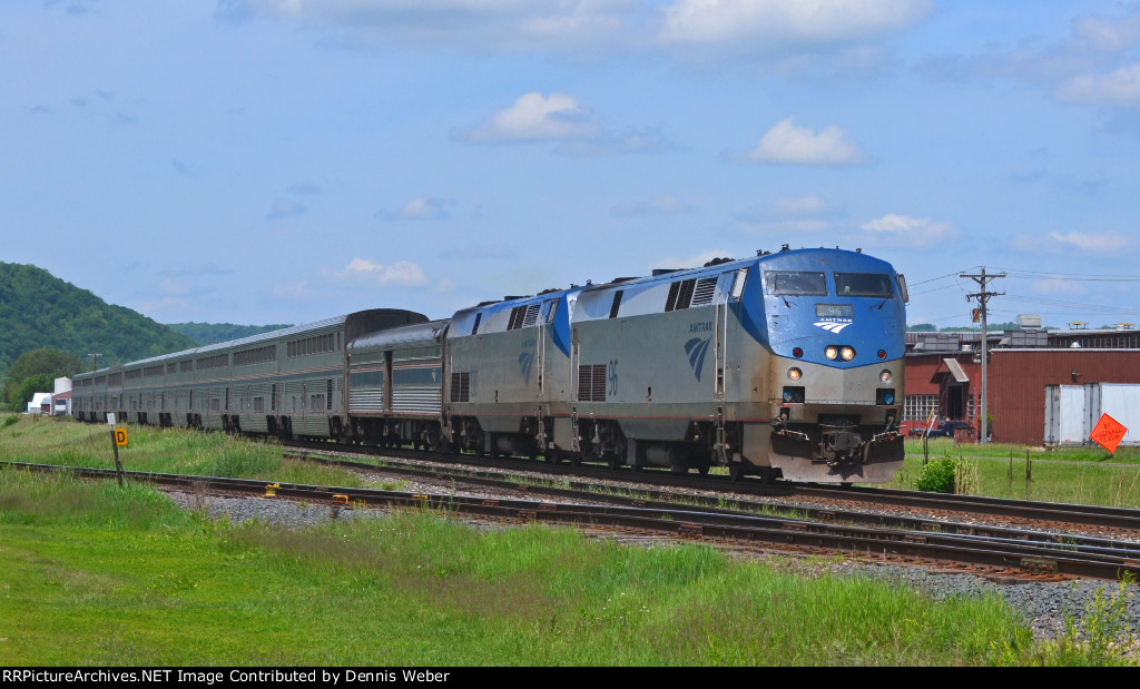 Amtrak 96, CP's River Sub.