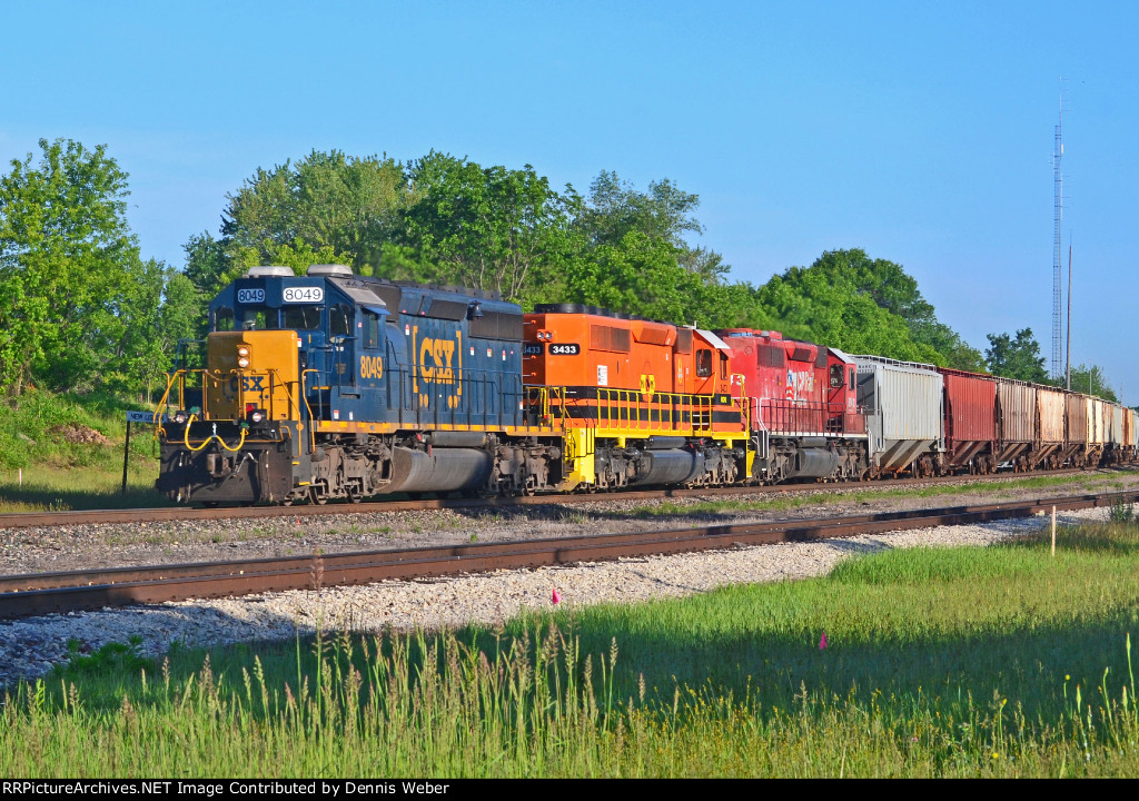 CSX 8049, CP's Tomah Sub.