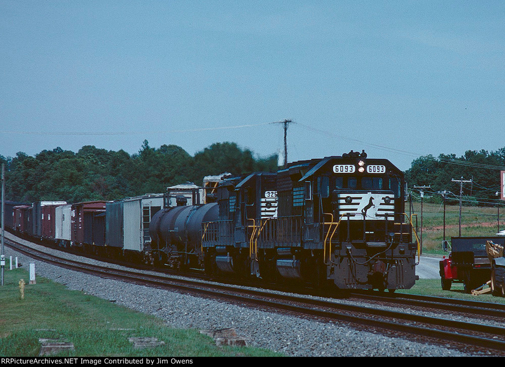 Train #459 rolls through Central.