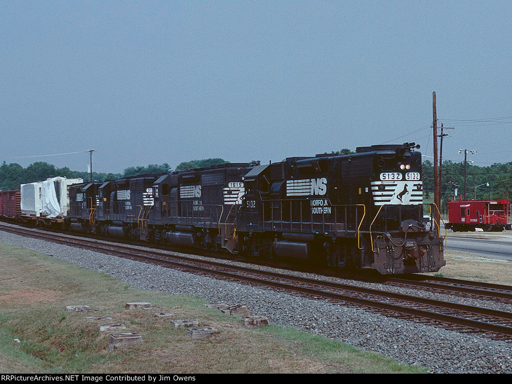 Train #459 rolls through Central.