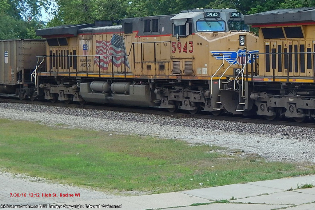Weston empties routed down the Kenosha sub are uncommon