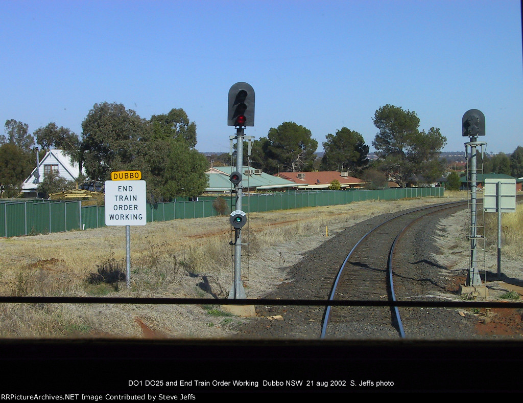 DO1 DO25 End of Train Order Working