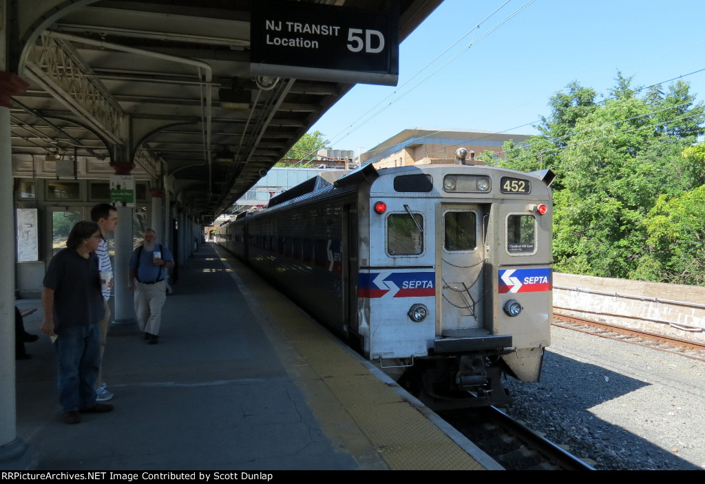 Philadelphia Bound SEPTA Train at Trenton